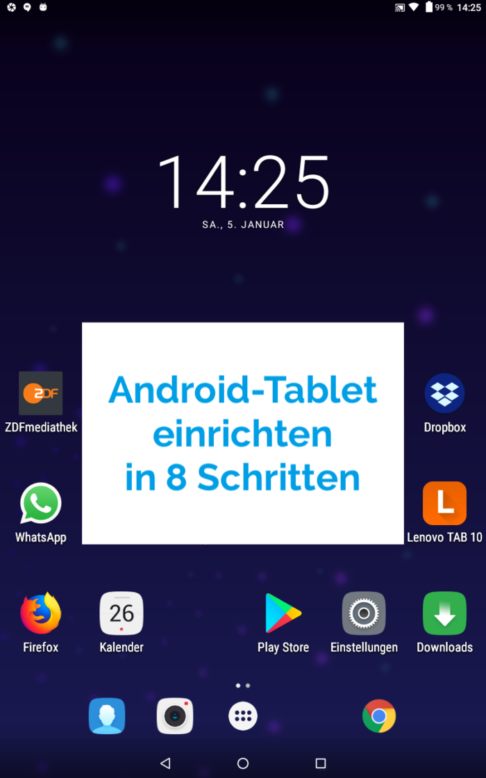 Neues Android Tablet einrichten | Schritt für Schritt | Anleitung