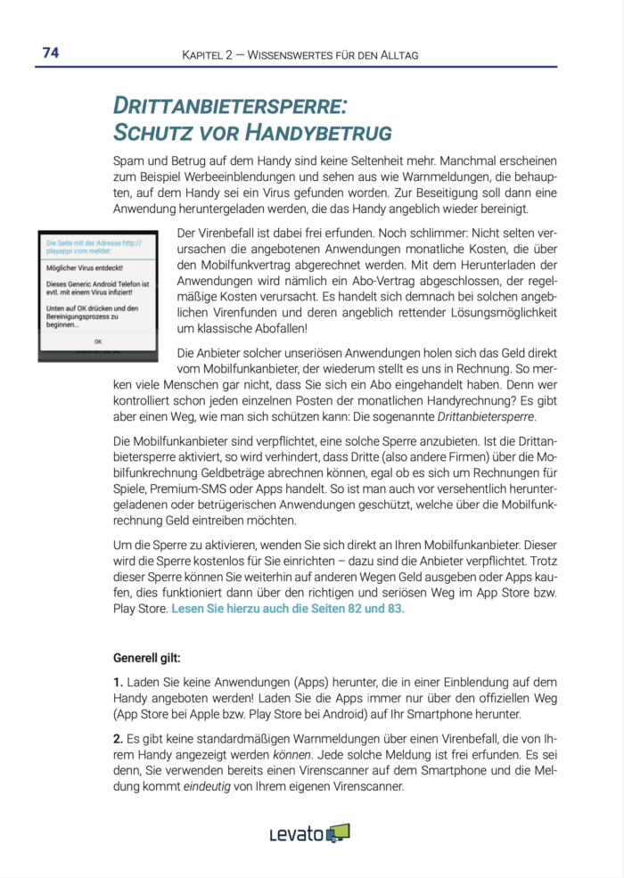Das Smartphone-Handbuch für Anfänger von Levato