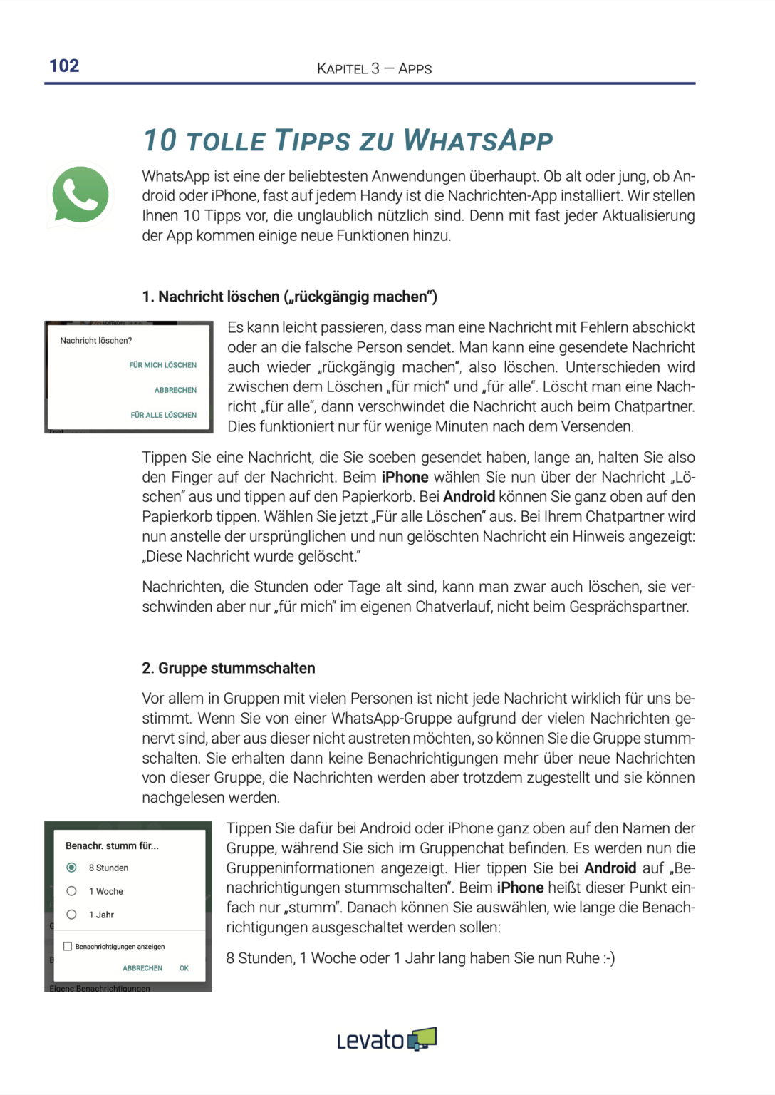 Das Smartphone-Handbuch für Anfänger von Levato