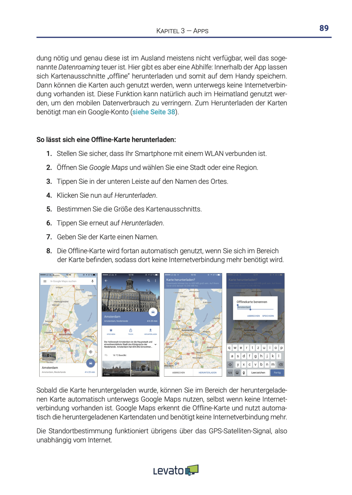 Das Smartphone-Handbuch für Anfänger von Levato